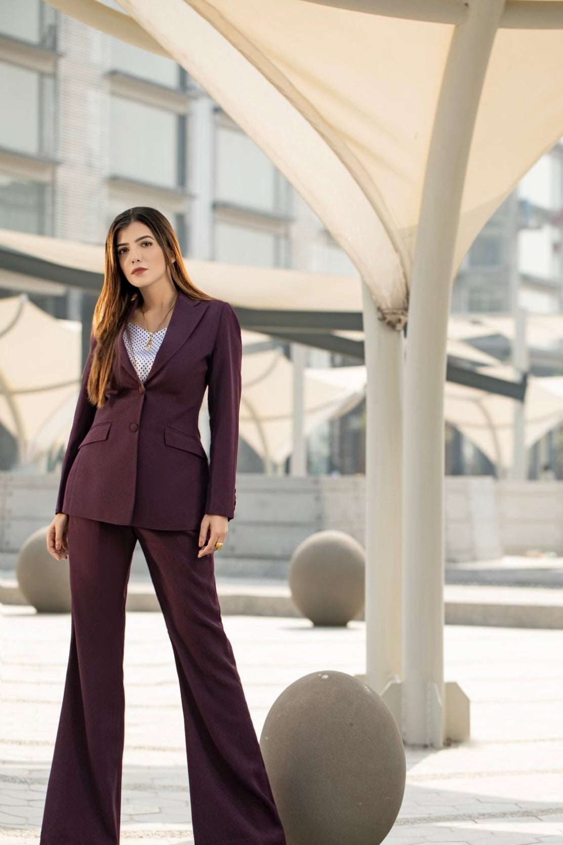 Russian Purple - Two Buttoned Suit – POPPLIN